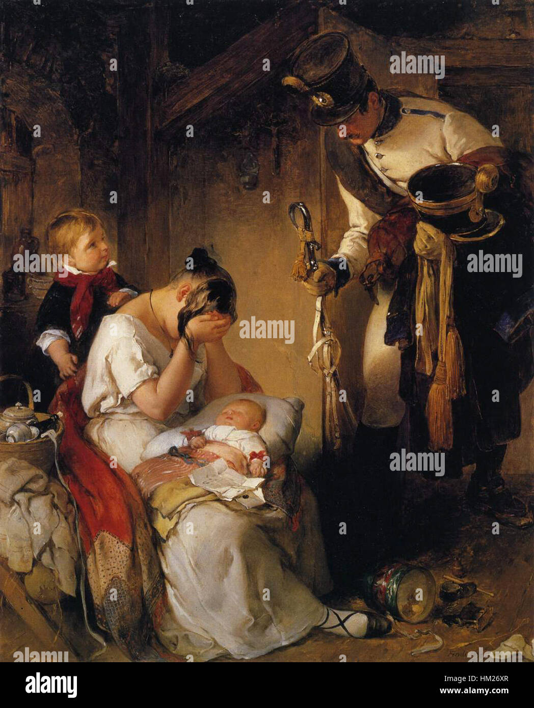 'Il triste messaggio' (The Sad Message) is an artwork that captures the ...