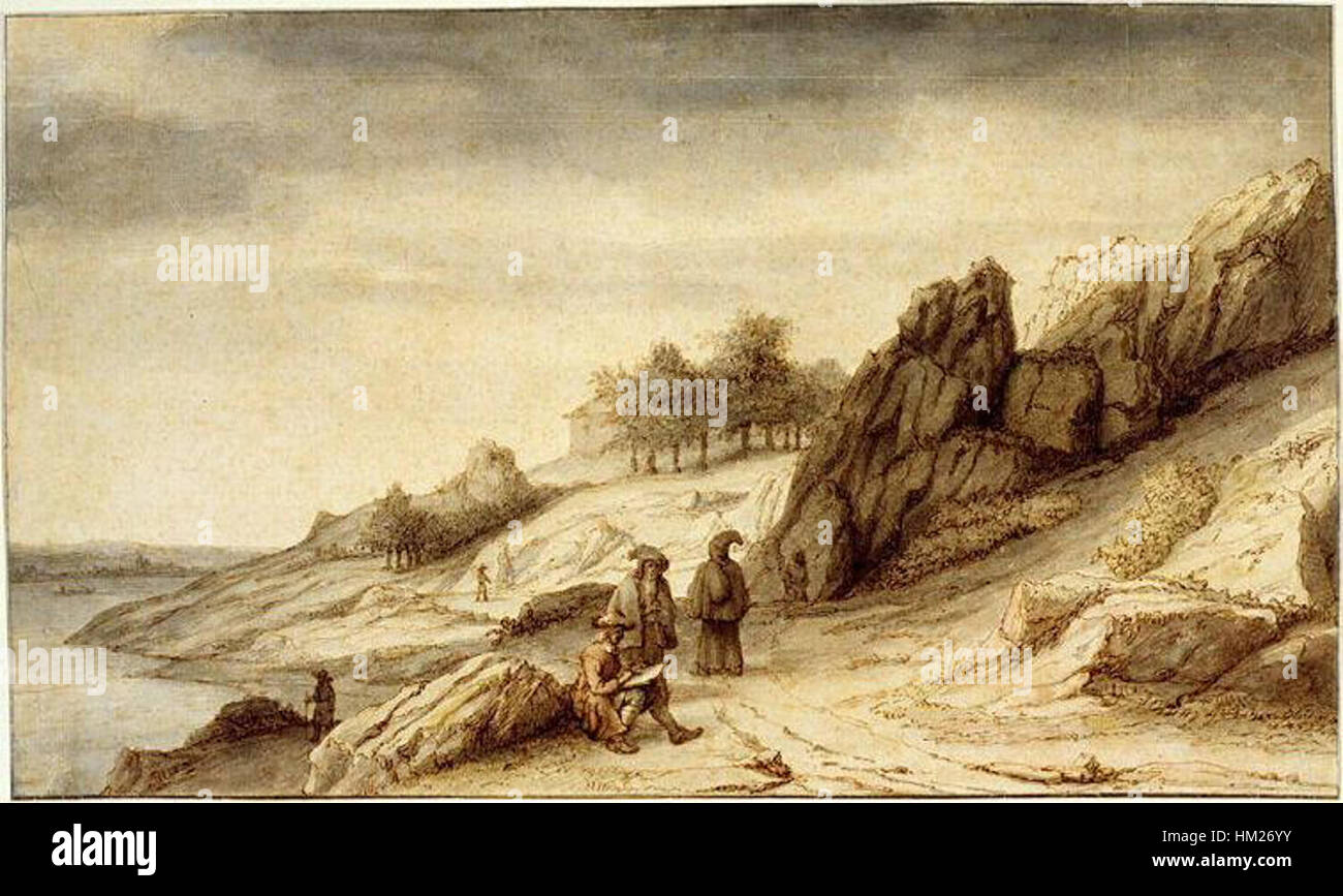 A historical work by Lambert Doomer, this oil painting features ...