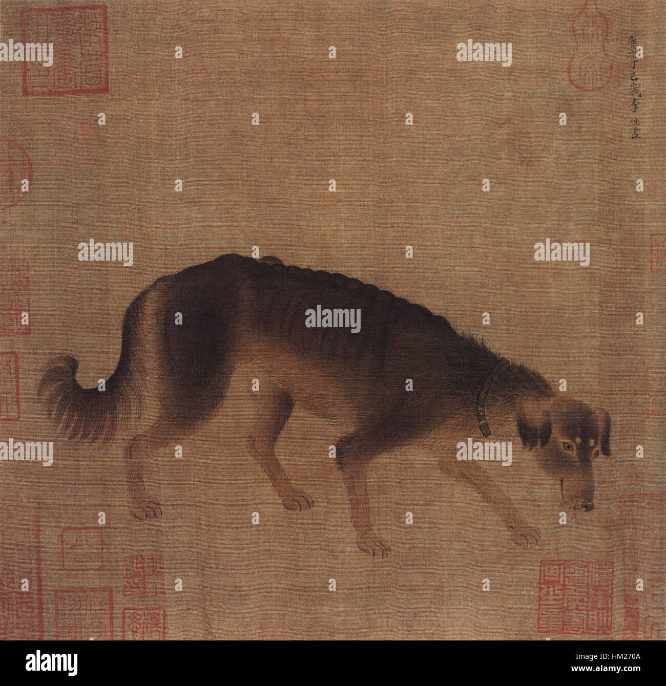 Li Di’s 'Hunting Dog' captures the intensity and motion of a dog in ...