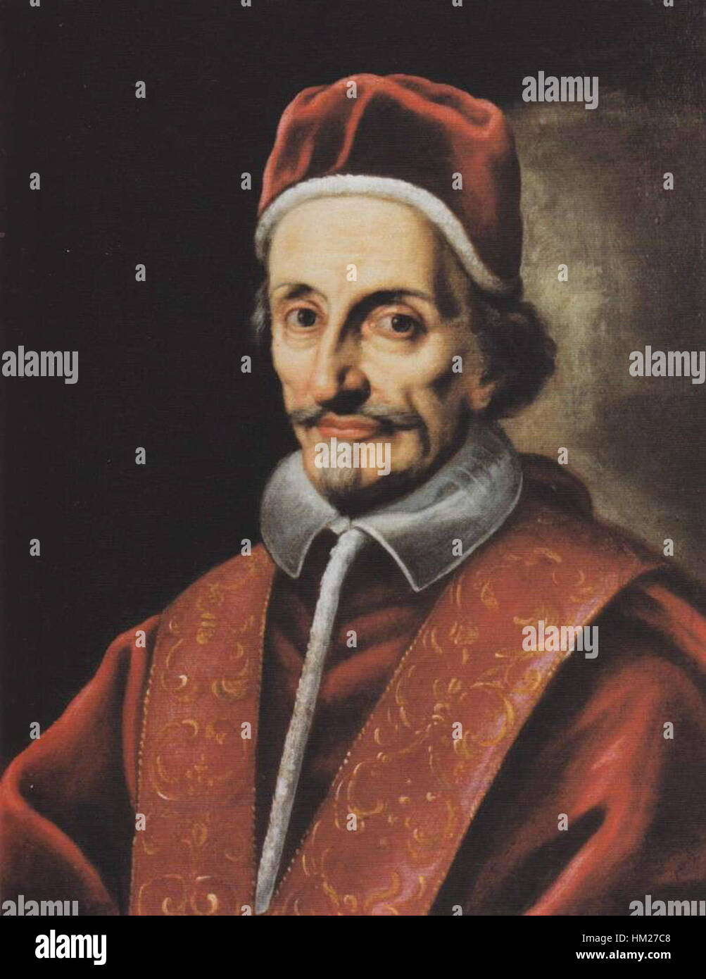 The painting of Pope Innocent XI reflects the formal, dignified style ...