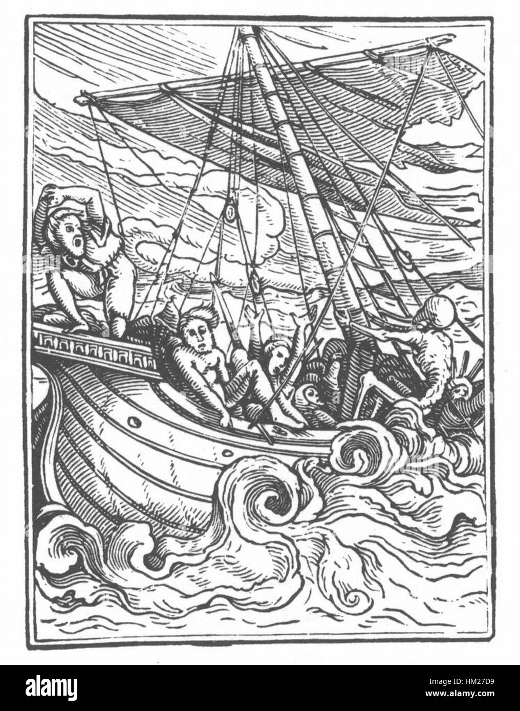 An engraving from Hans Holbein's 'Danse Macabre' series, illustrating ...