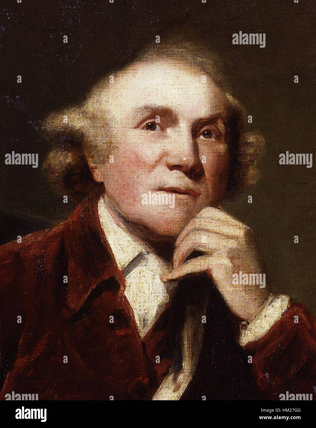 John Hunter by John Jackson detail Stock Photo - Alamy