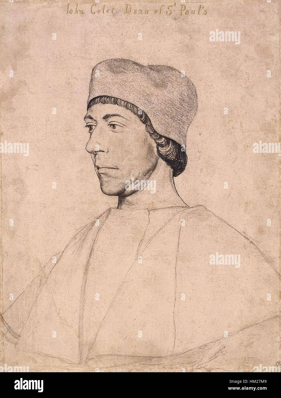 Hans Holbein the Younger’s portrait of John Colet, a renowned English ...