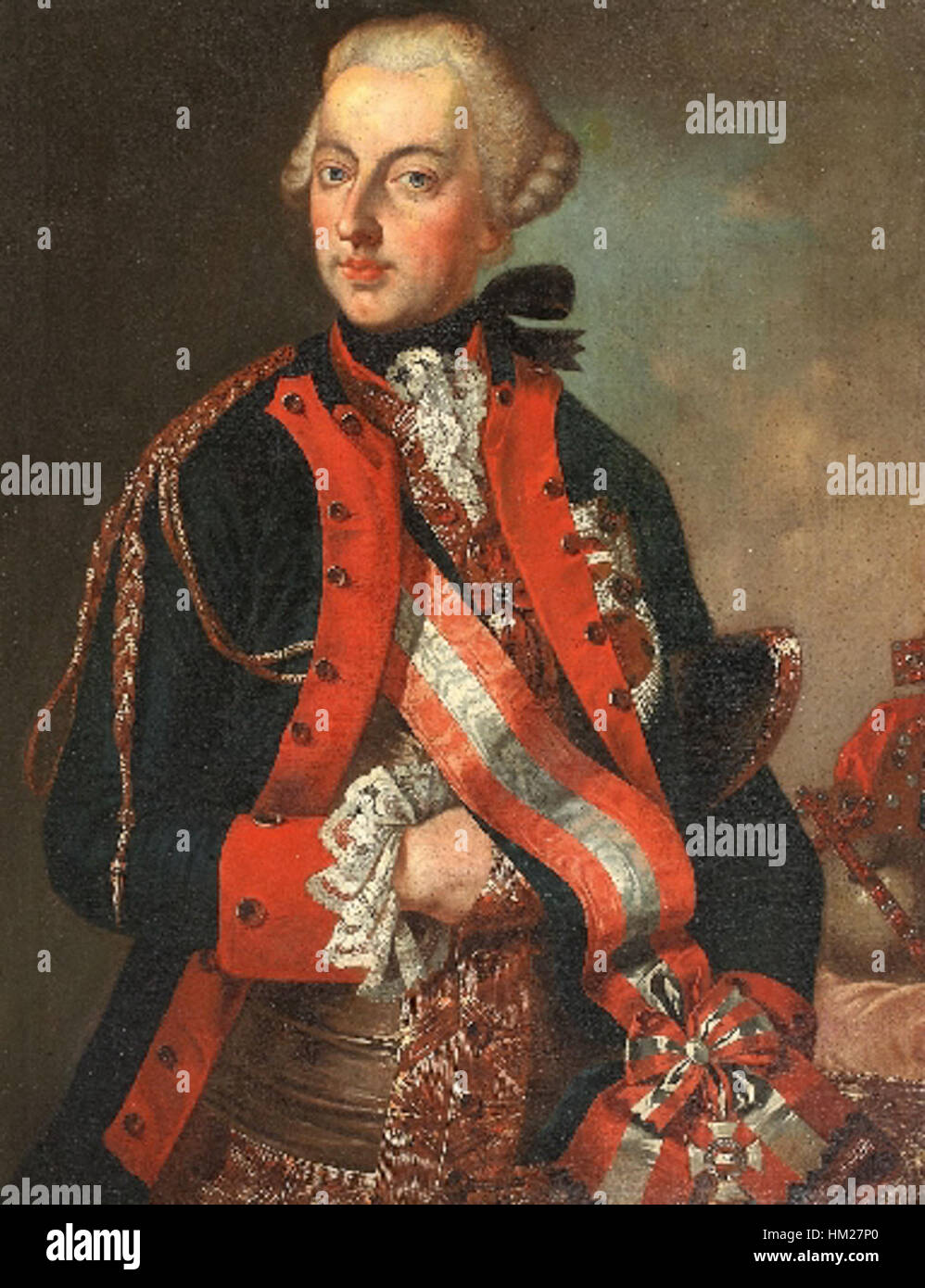Joseph Hickel's painting (Circle of) portrays Joseph II, Holy Roman ...