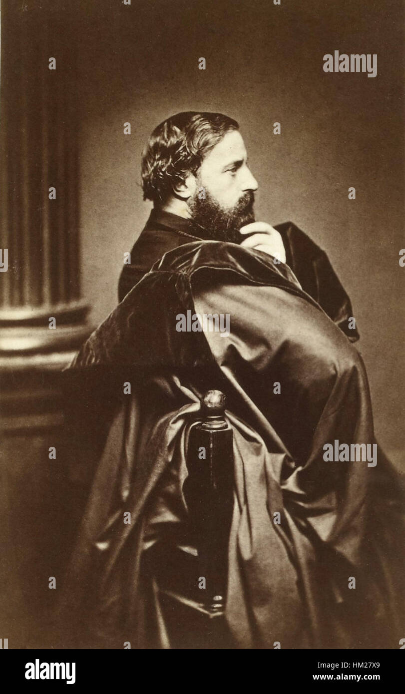 The portrait of Julius Brenchley by Adam-Salomon (1862) captures the ...