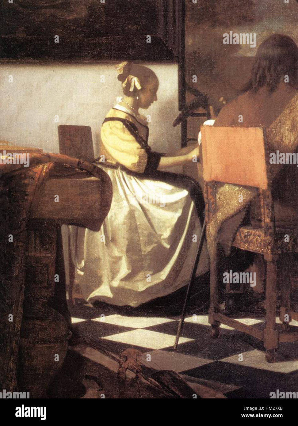 *The Concert* by Johannes Vermeer is a renowned 17th-century Dutch ...