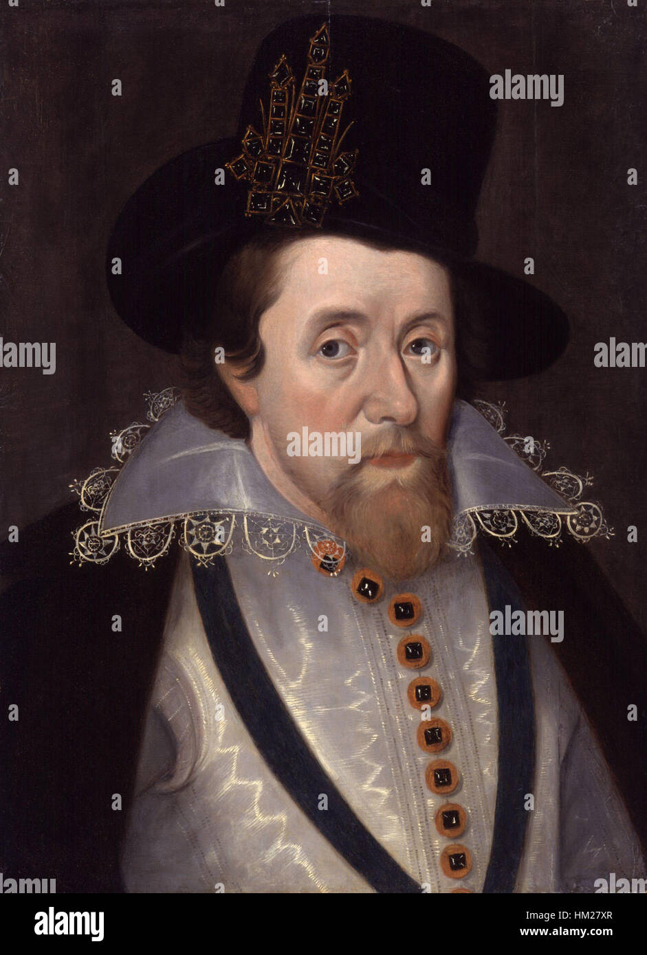 James vi of scotland john de critz hi-res stock photography and images ...