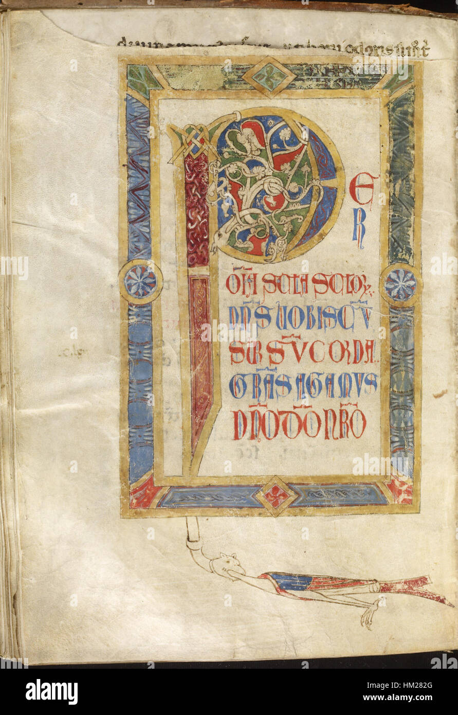 This leaf from the *St. Francis Missal* is an exquisite example of ...
