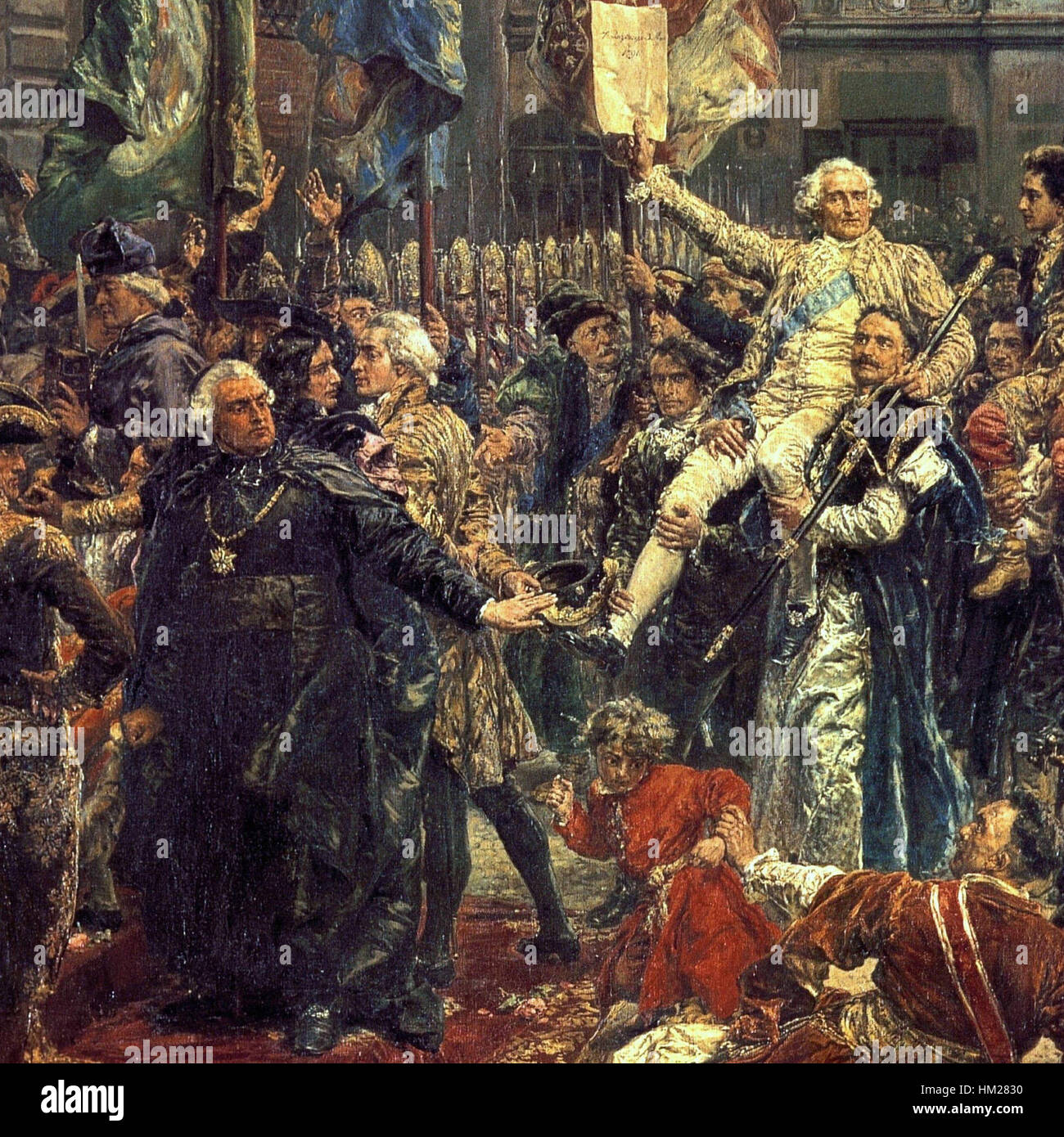 The *Konstytucja 3 Maja* (May 3rd Constitution) painting commemorates ...