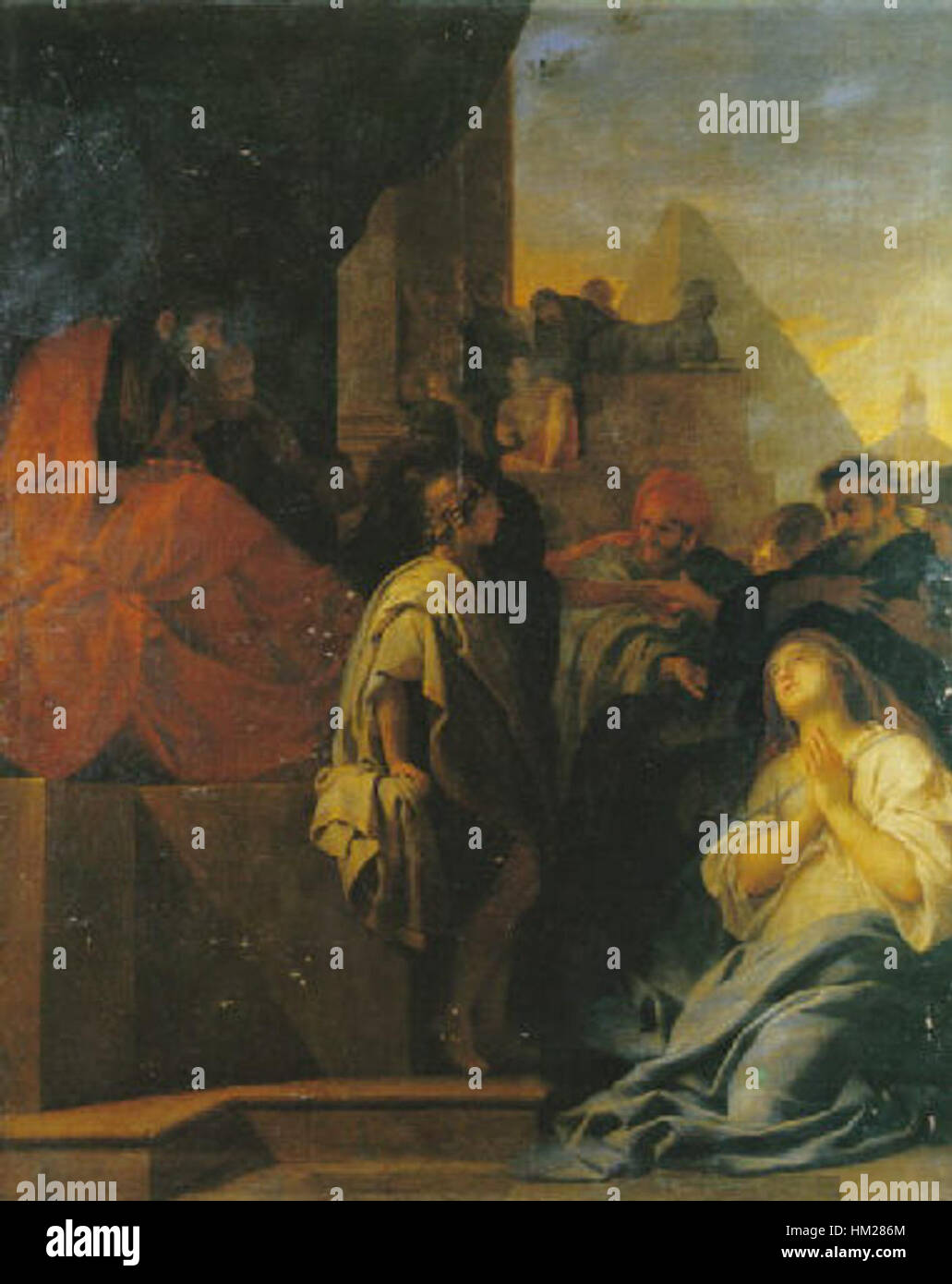 'Le Brun Suzanne que Daniel fait absoudre' is a 17th-century painting ...