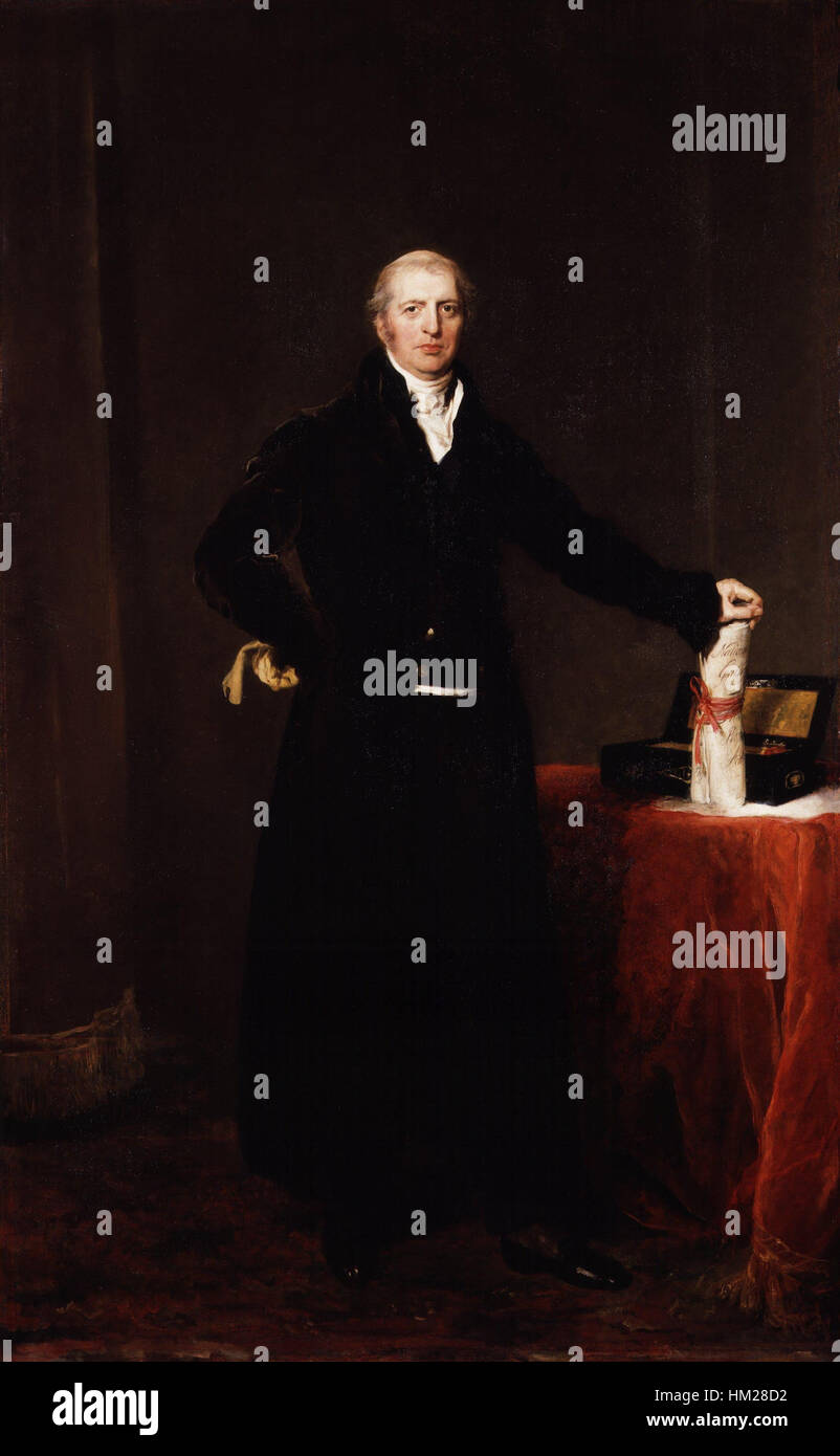 The portrait of Robert Jenkinson, 2nd Earl of Liverpool, painted by Sir ...