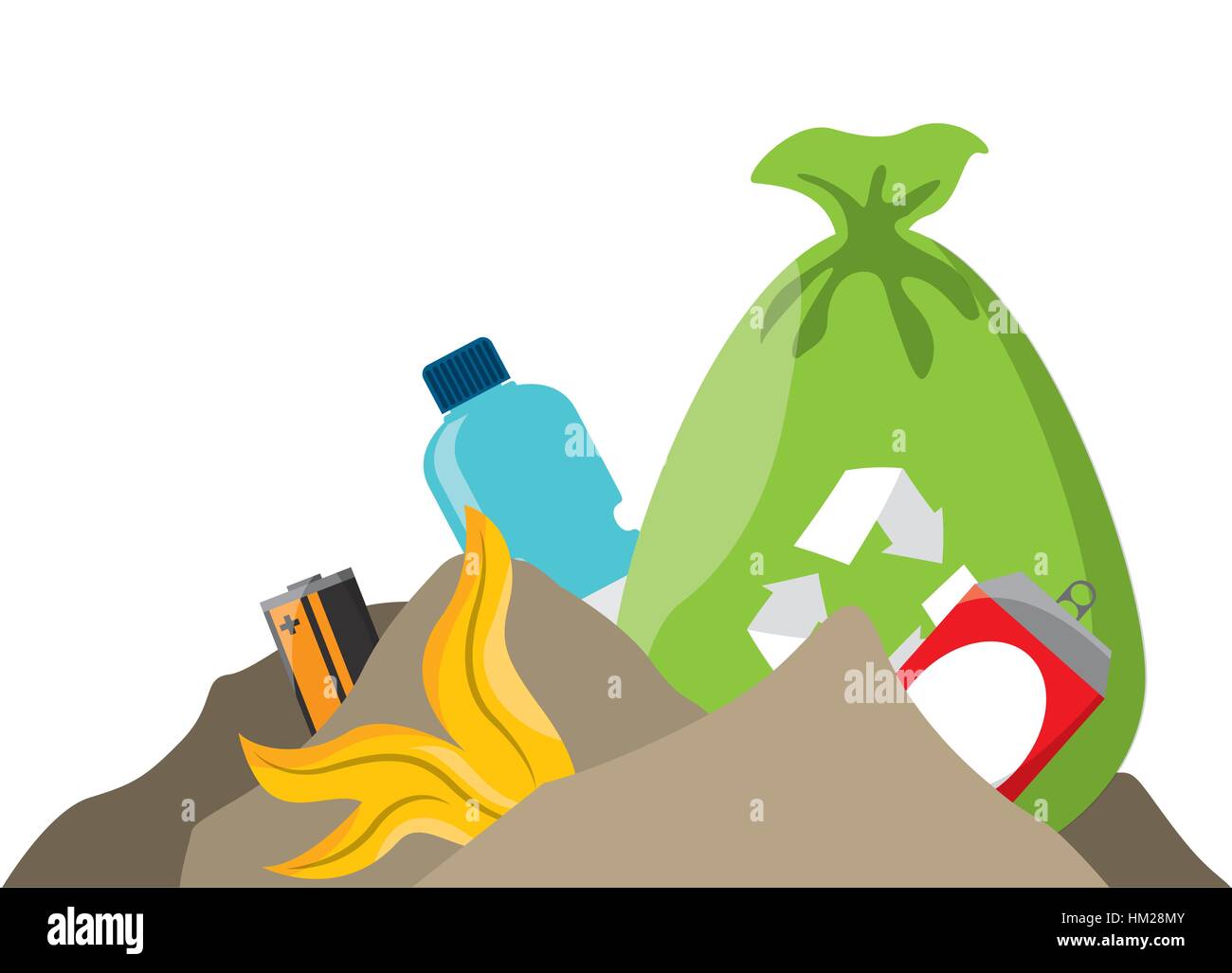 Garbage Can Trash Poster High Resolution Stock Photography and Images ...