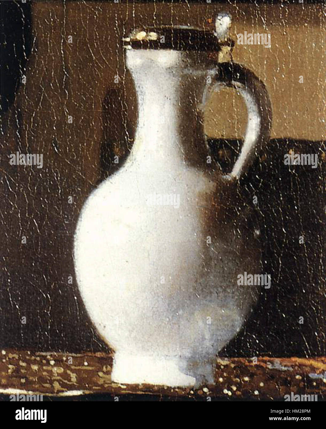 Johannes Vermeer - A Lady at the Virginals with a Gentleman (detail ...