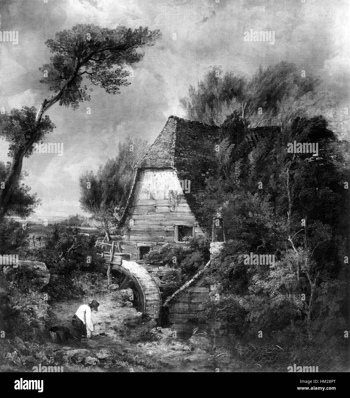 John Constableâ€™s 'The Old Mill' depicts a pastoral landscape ...