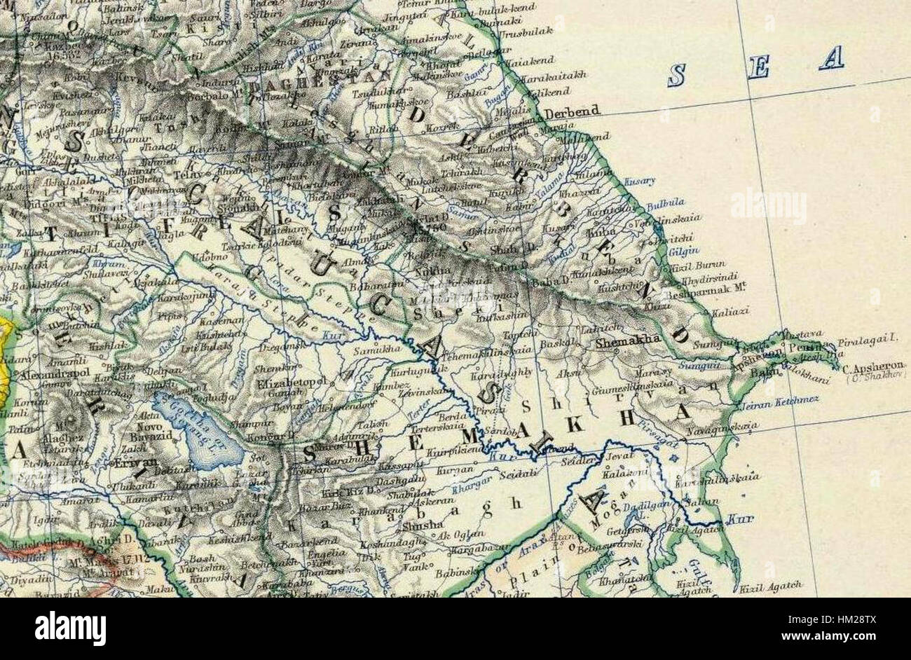 This map by Alexander Keith Johnston from 1861 depicts the geopolitical ...