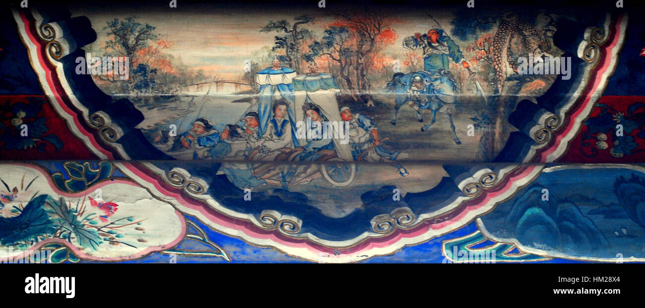 This artwork depicts Guanyu, a revered figure from Chinese mythology ...