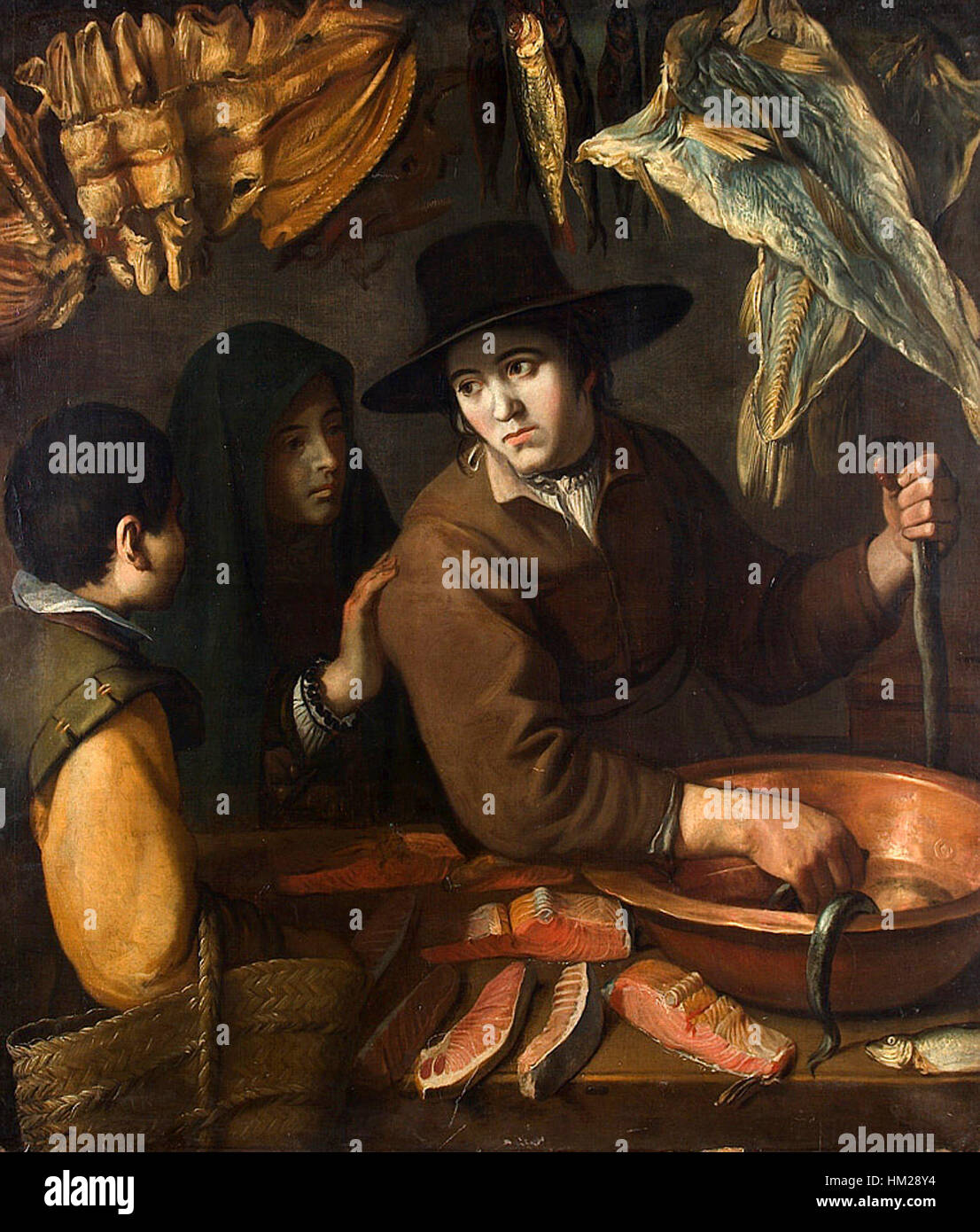 'La vendedora de pescado' is a traditional painting that portrays a ...