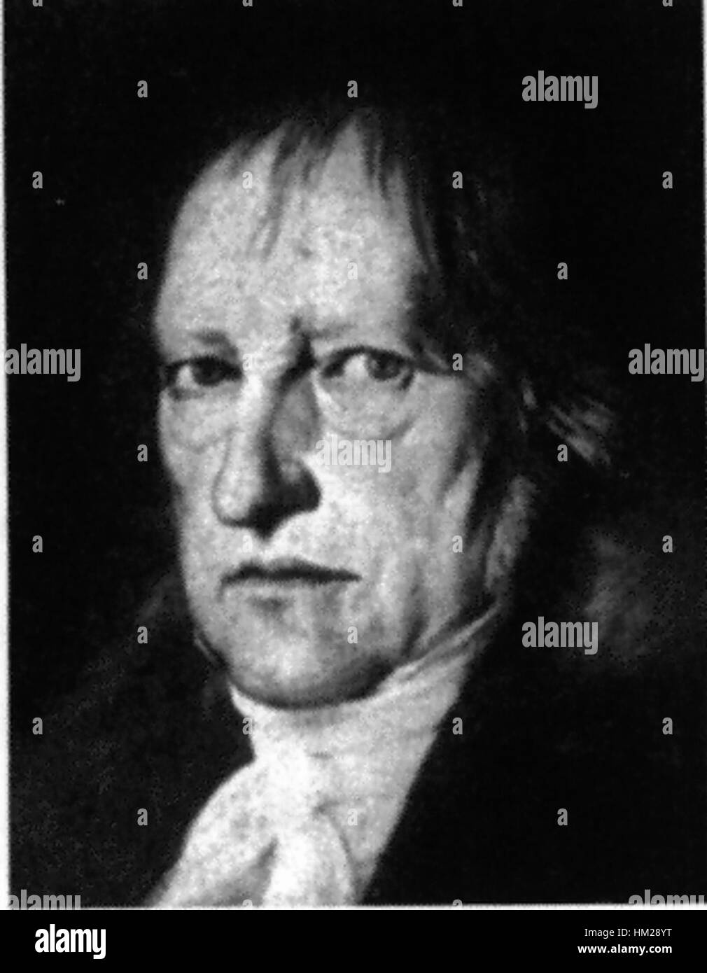 This portrait of GWF Hegel captures the German philosopher, known for ...