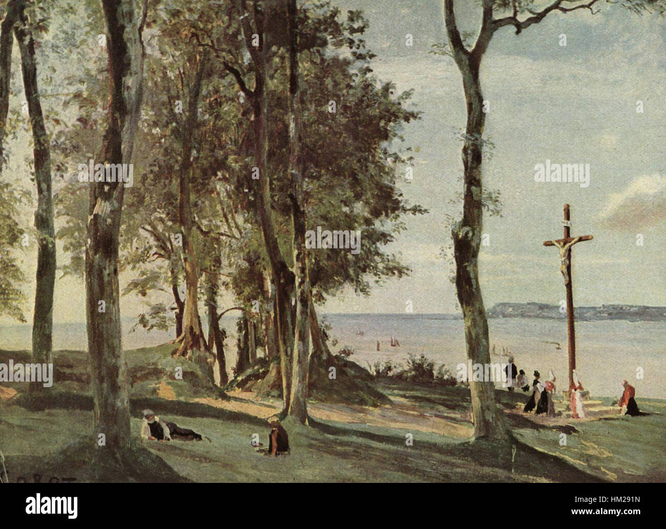 This landscape by Jean-Baptiste-Camille Corot exemplifies his mastery ...