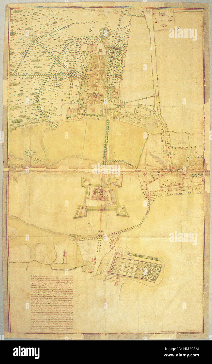 This 1707 map of Gottorf, created by Dallin, offers a detailed view of ...