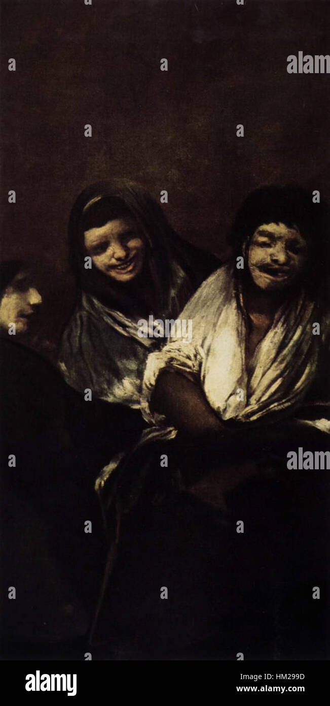 'Two Women' by Francisco Goya captures a striking portrayal of two ...