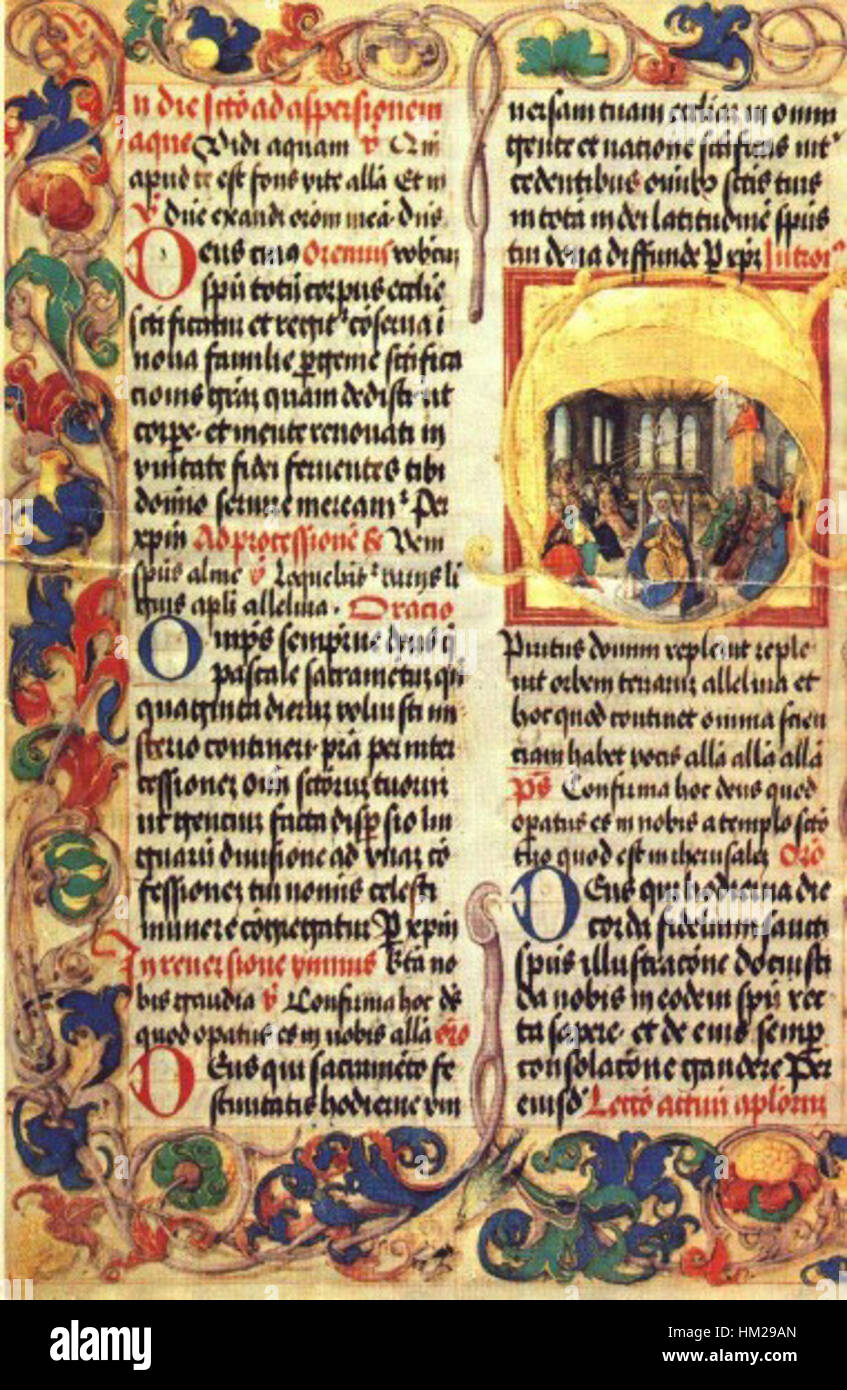 The 'Gradual of King John Albert' is a medieval illuminated manuscript ...