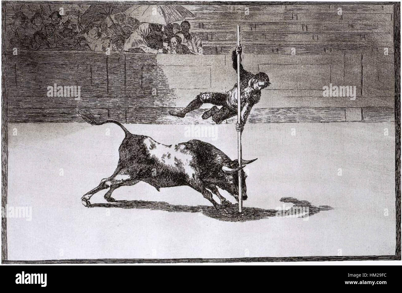 Francisco Goya’s 'Tauromachia' series, including this print, vividly ...