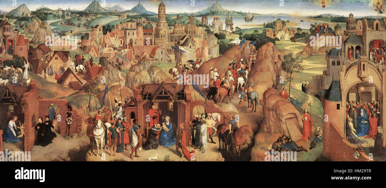 'Advent and Triumph of Christ,' painted by Hans Memling, depicts the ...