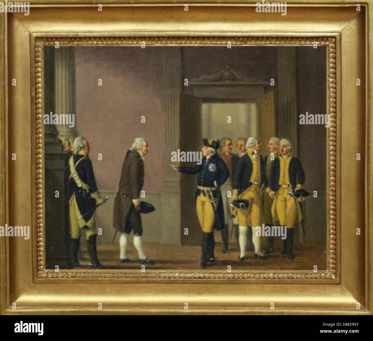 This 1772 painting of Gustaf III of Sweden, depicts the Swedish king ...