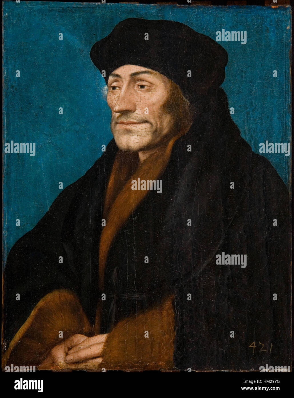 *Erasmus von Rotterdam* by Hans Holbein the Younger is a renowned ...