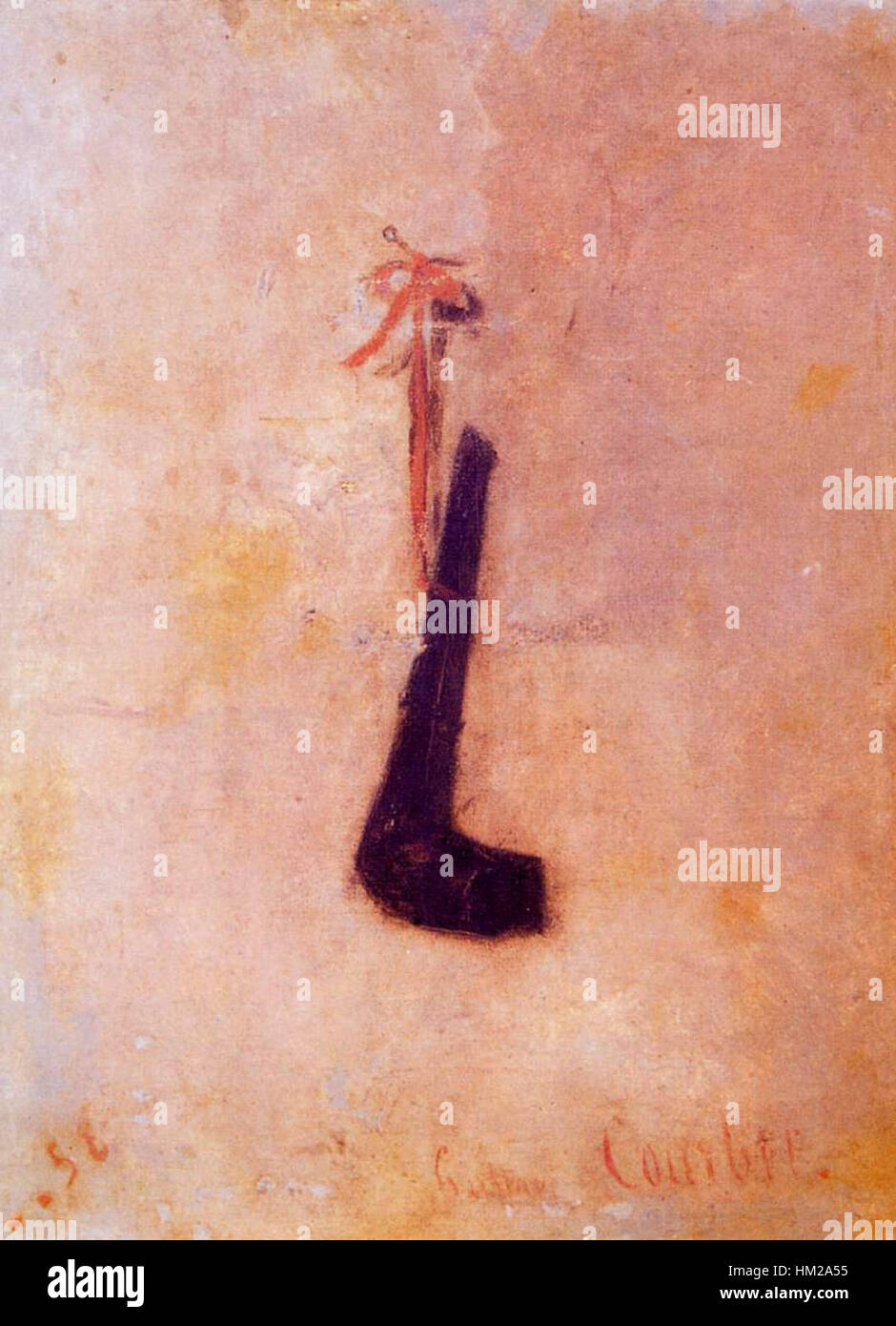 Gustave Courbetâ€™s 'Pipe' is an example of his realist approach to art ...