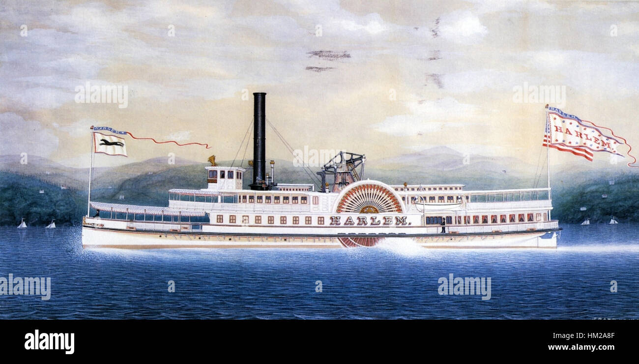 The Harlem was a steamboat known for its historical significance in the ...