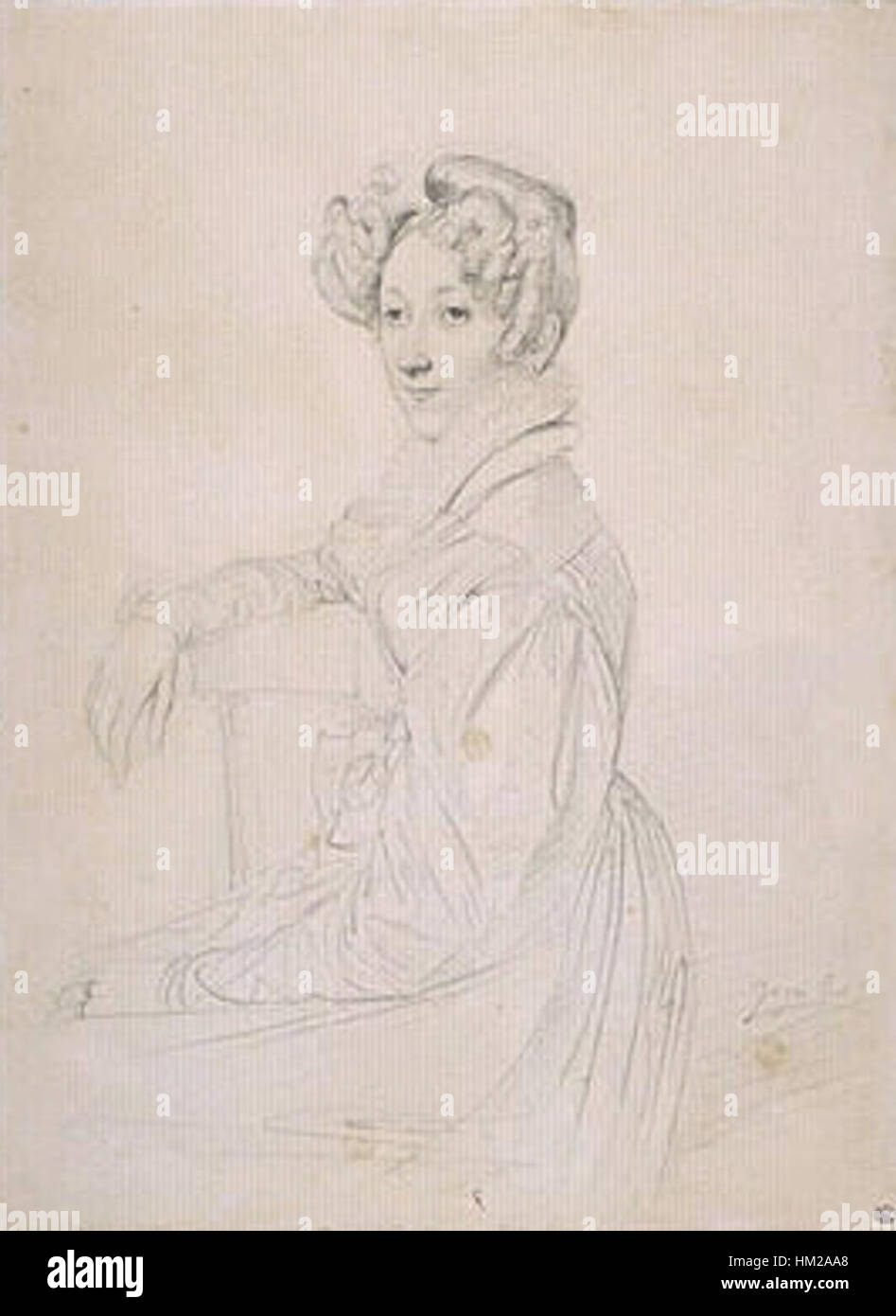 'La comtesse de Marcellus' by Jean-Auguste-Dominique Ingres is a ...