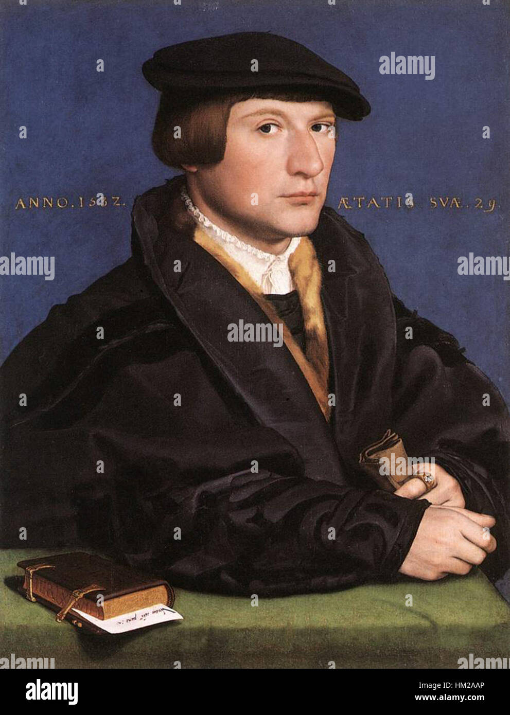 This portrait by Hans Holbein the Younger depicts a member of the ...