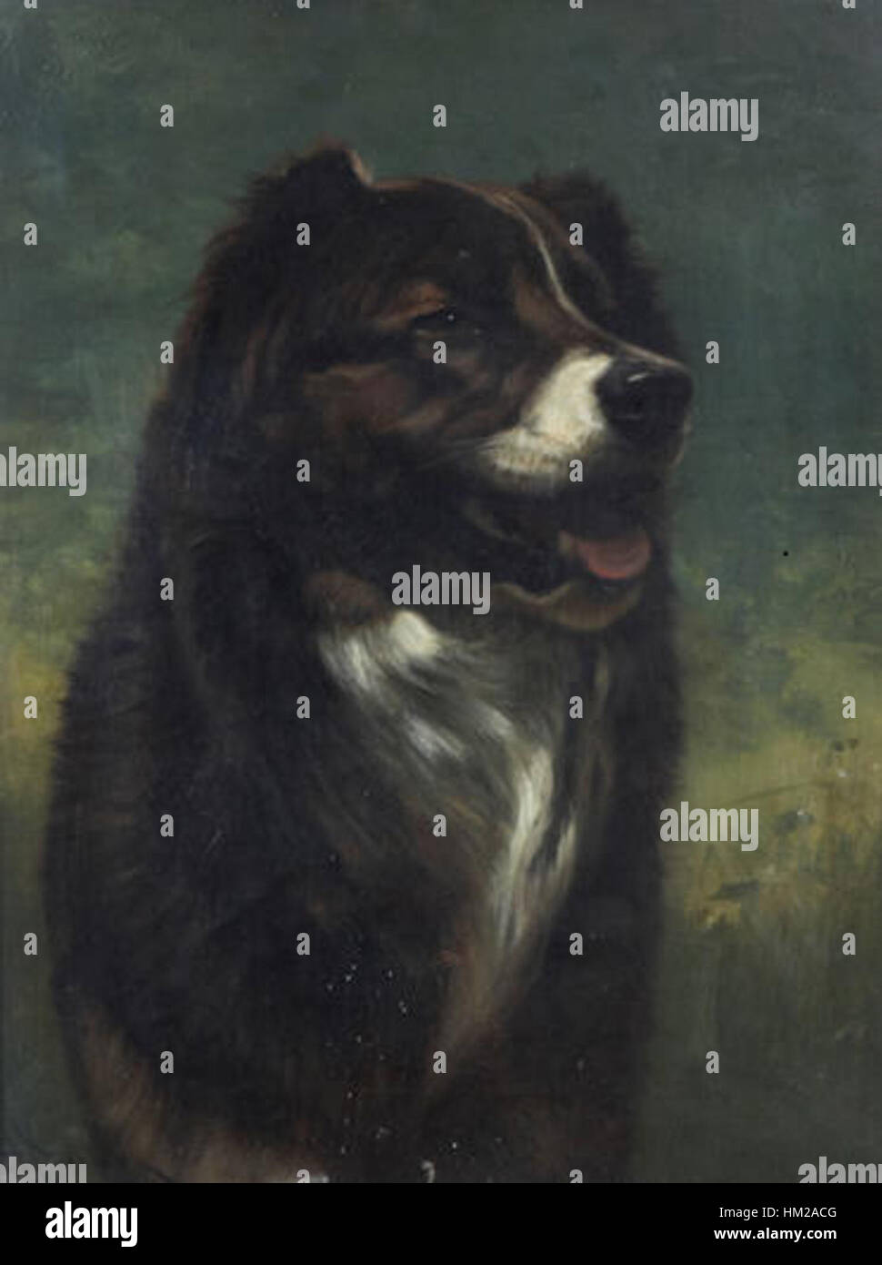 J.H. Dolph’s Study of a Dog is a detailed, realistic study in oil ...