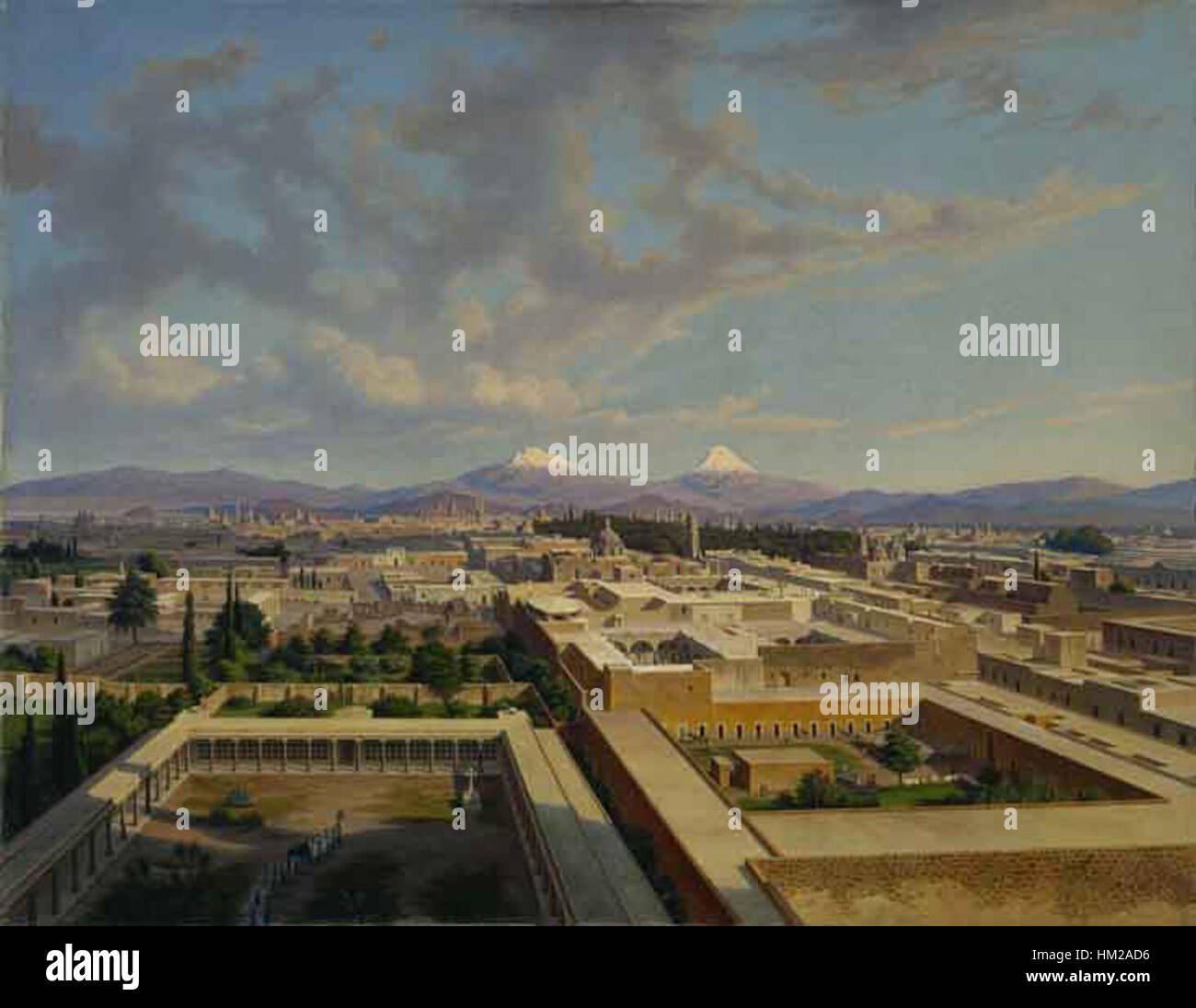 Hubert Sattler Mexico City 1854 Stock Photo - Alamy