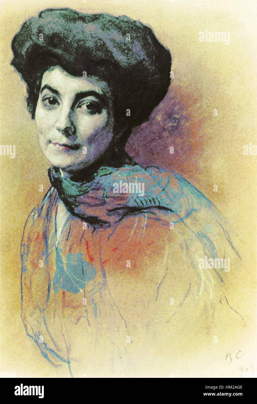 Helena Roerich (V. Serov Stock Photo - Alamy