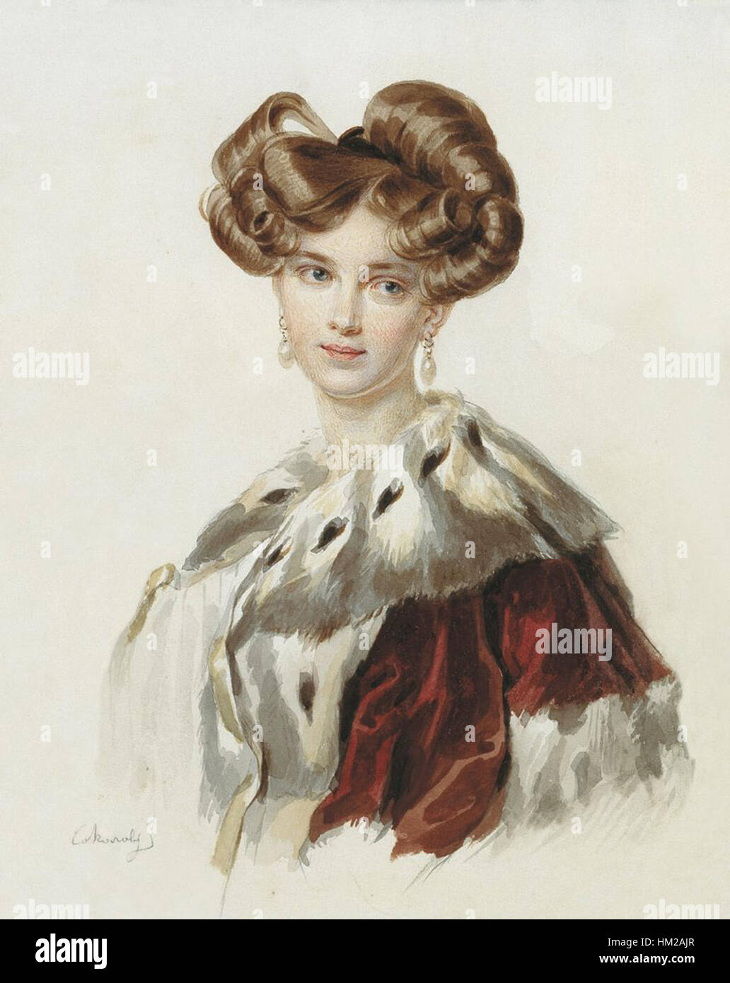 Idalia Poletica portrait Stock Photo - Alamy