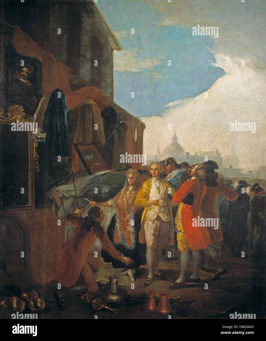 'La Feria de Madrid' is a painting capturing the vibrant atmosphere of ...