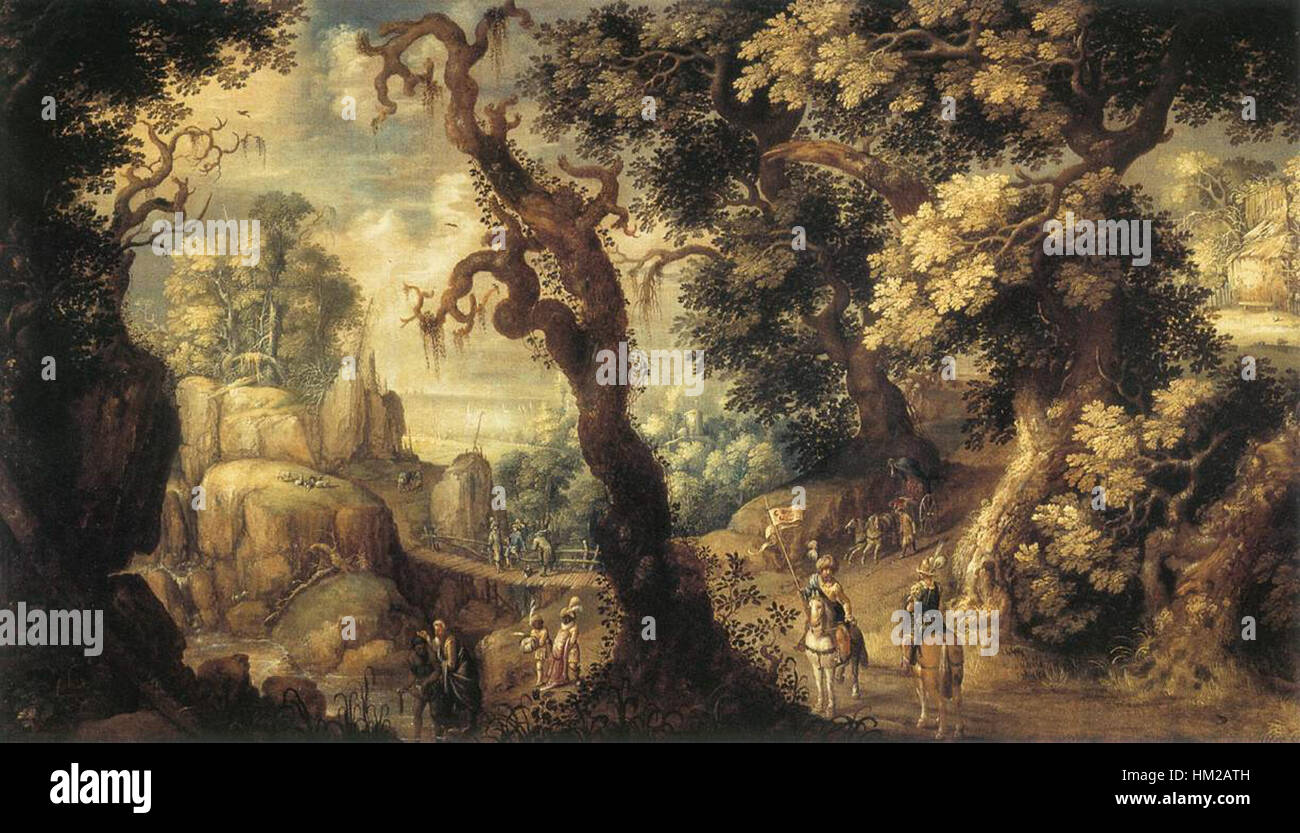 Gillis d' Hondecoeter's 'Baptism of the Moorish Chamberlain' is a 17th ...