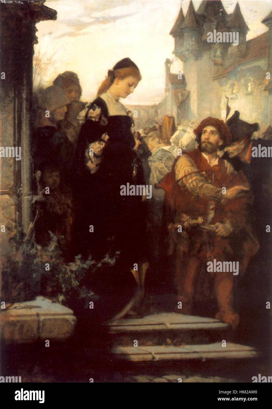 Liezen-Mayerâ€™s painting 'Faust and Marguerite' from 1873-75 captures ...