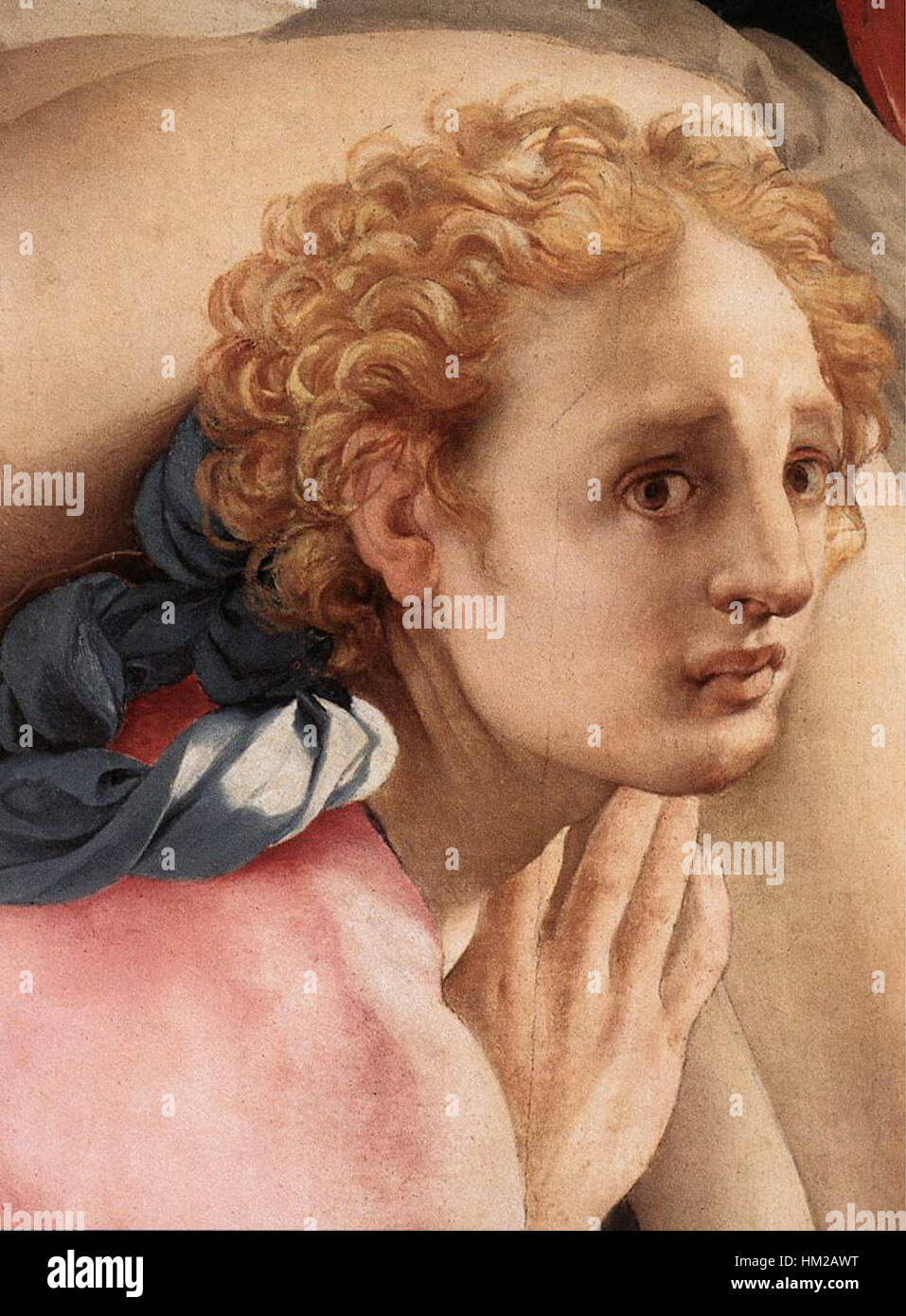 This detail from Jacopo Pontormo's *Deposition* captures a powerful ...