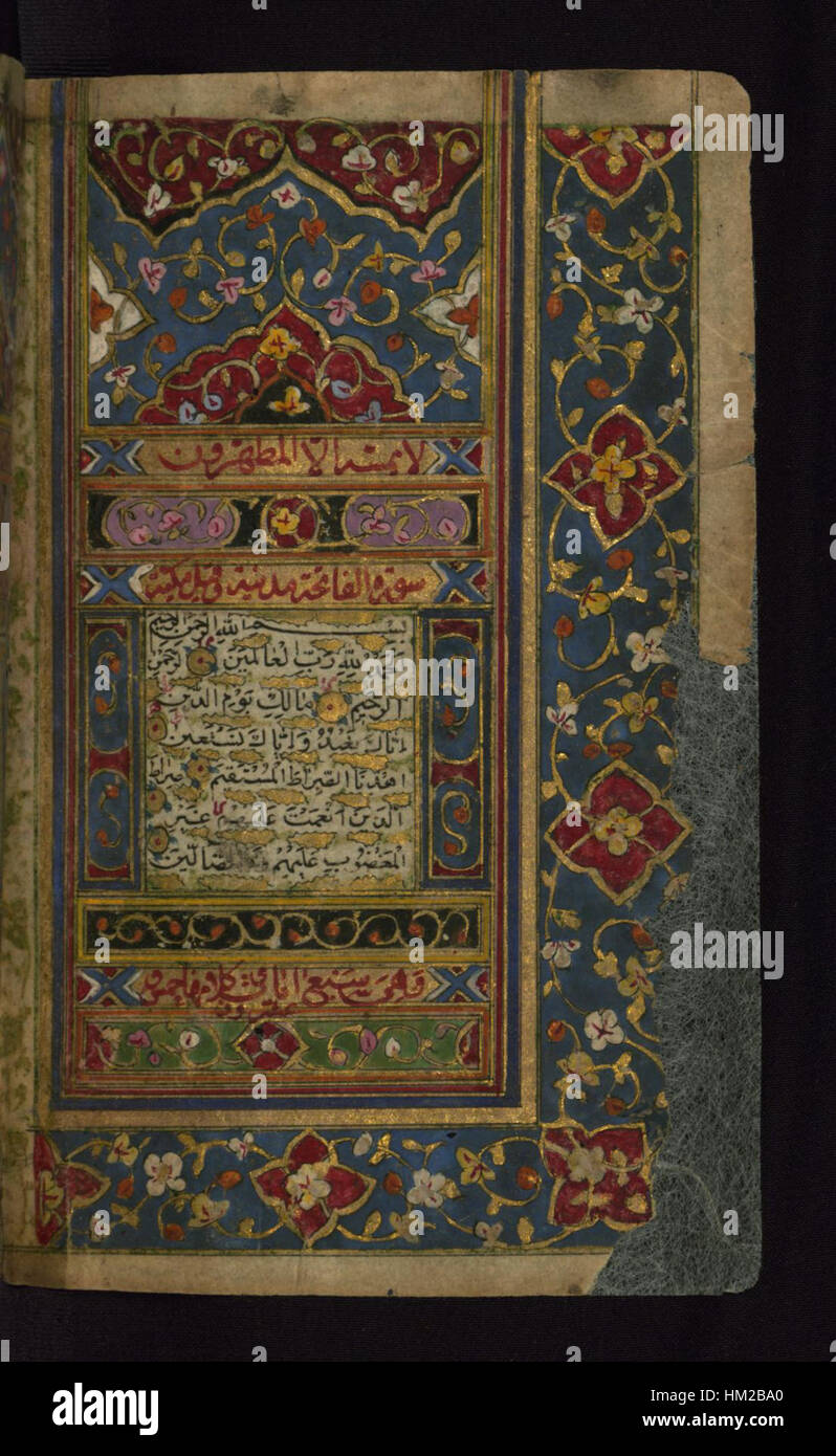 A detailed page from a historical illuminated manuscript, showcasing ...