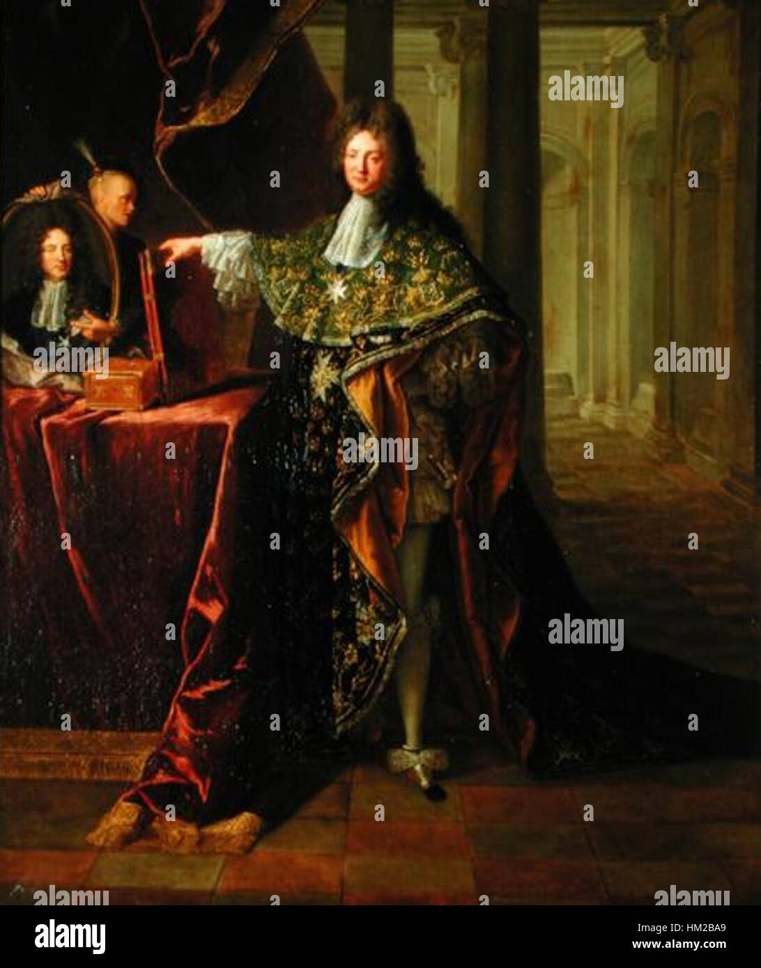This portrait of Jean-Baptiste Colbert, Marquis de Torcy, captures the ...