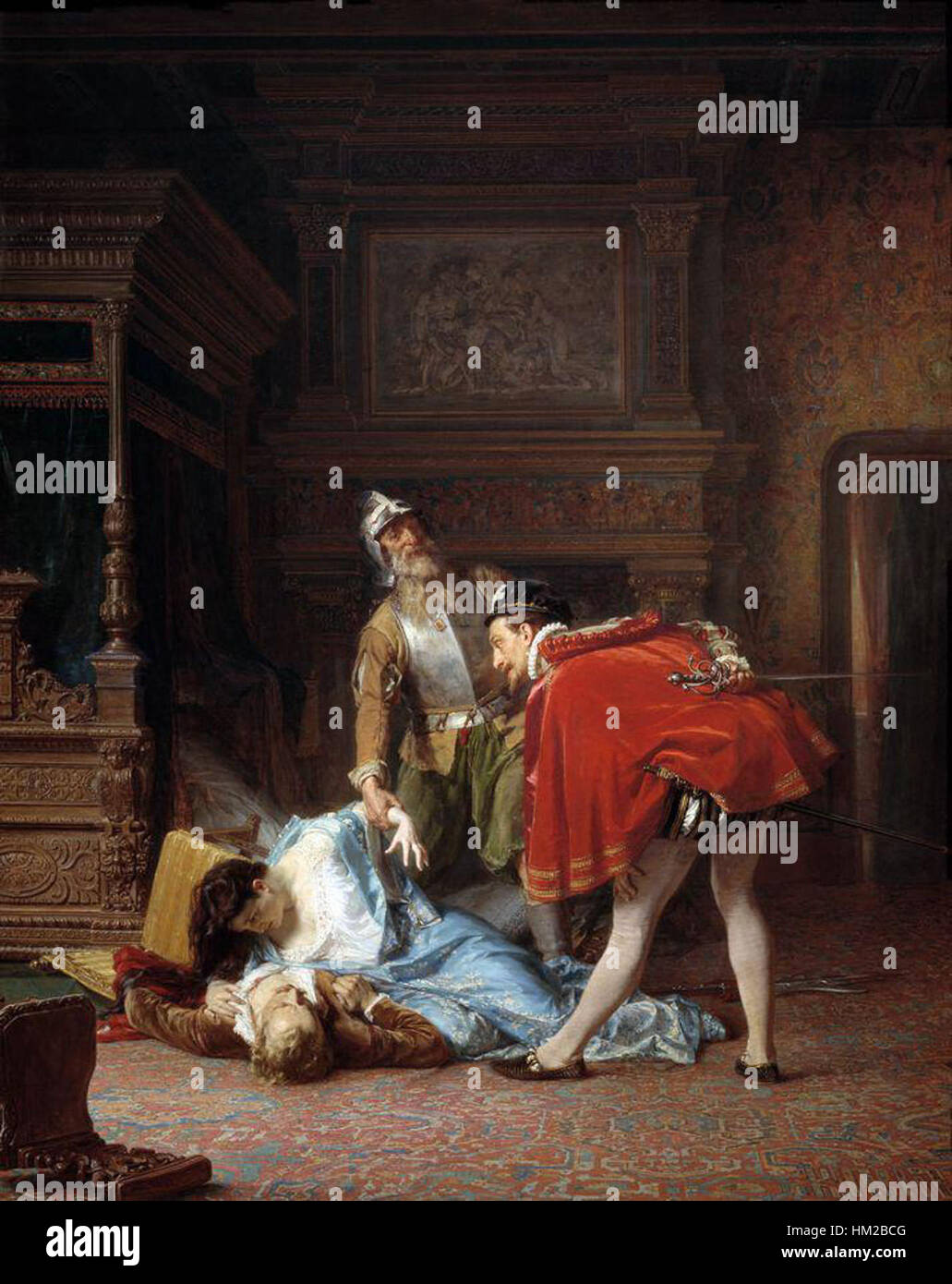 A historical artwork representing the Huns, showcasing their warrior ...