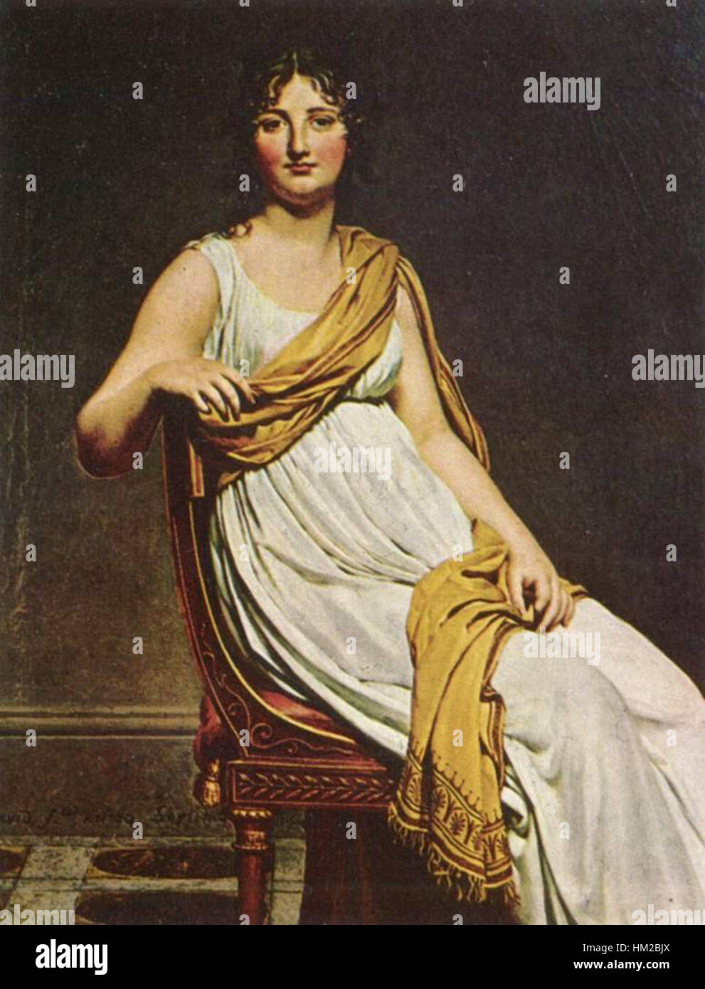This artwork by Jacques-Louis David, a leading Neoclassical artist ...