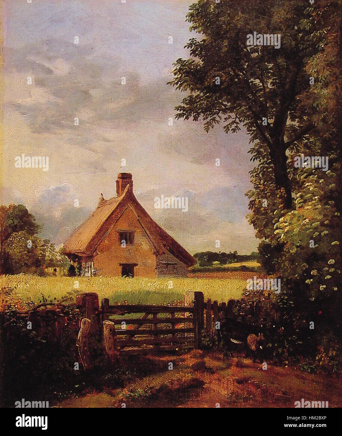 John Constable’s 'A Cottage in a Cornfield' captures the serene beauty ...