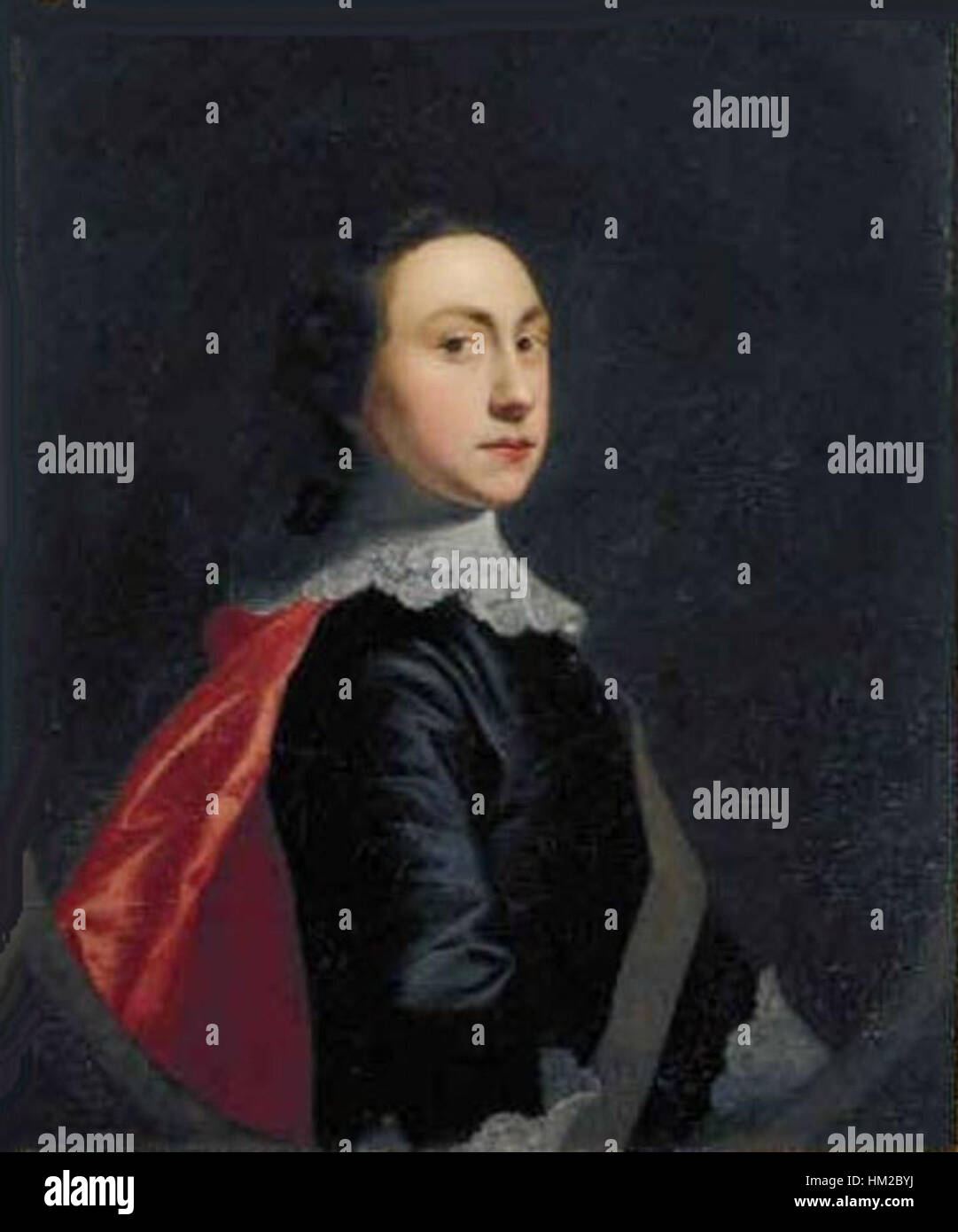 Joseph Wright of Derby's self-portrait in a Van Dyck costume ...