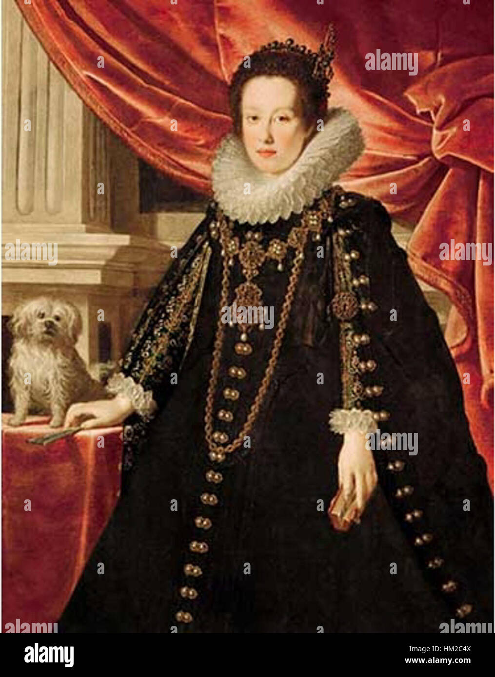 This painting by Justus Sustermans, a renowned Flemish portrait artist ...