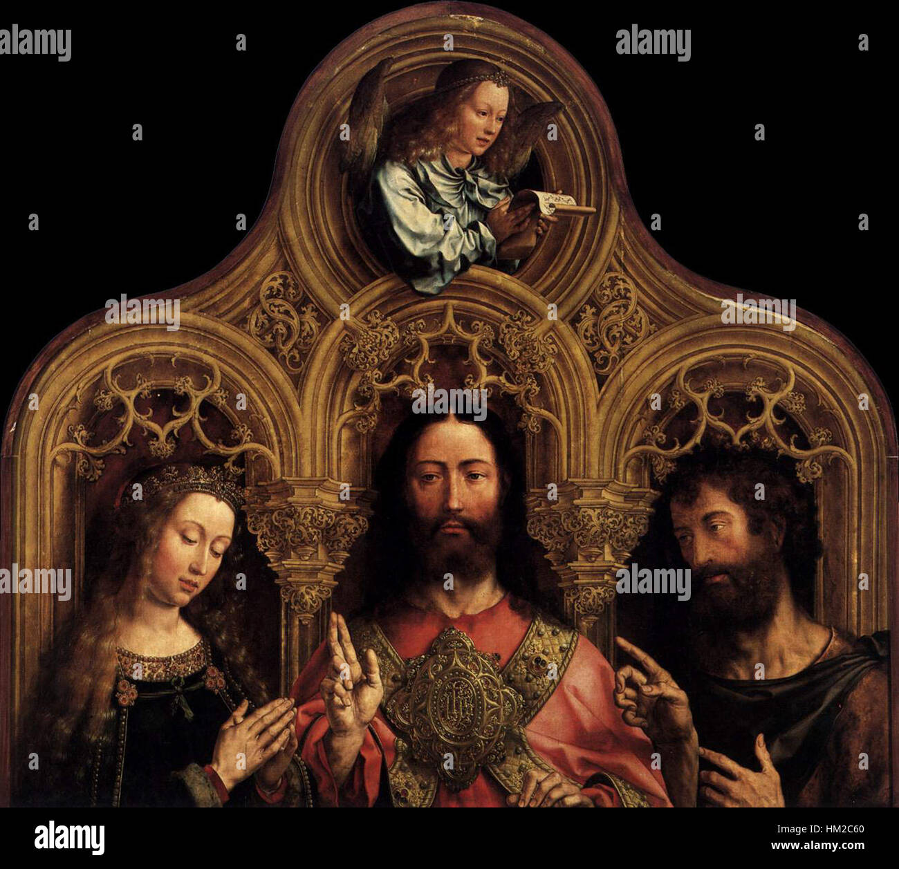 'Christ between the Virgin and St. John the Baptist' is a Renaissance ...